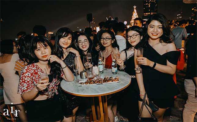 Air Saigon | Top Sky Bar in Ho Chi Minh | Vietnam Nightlife