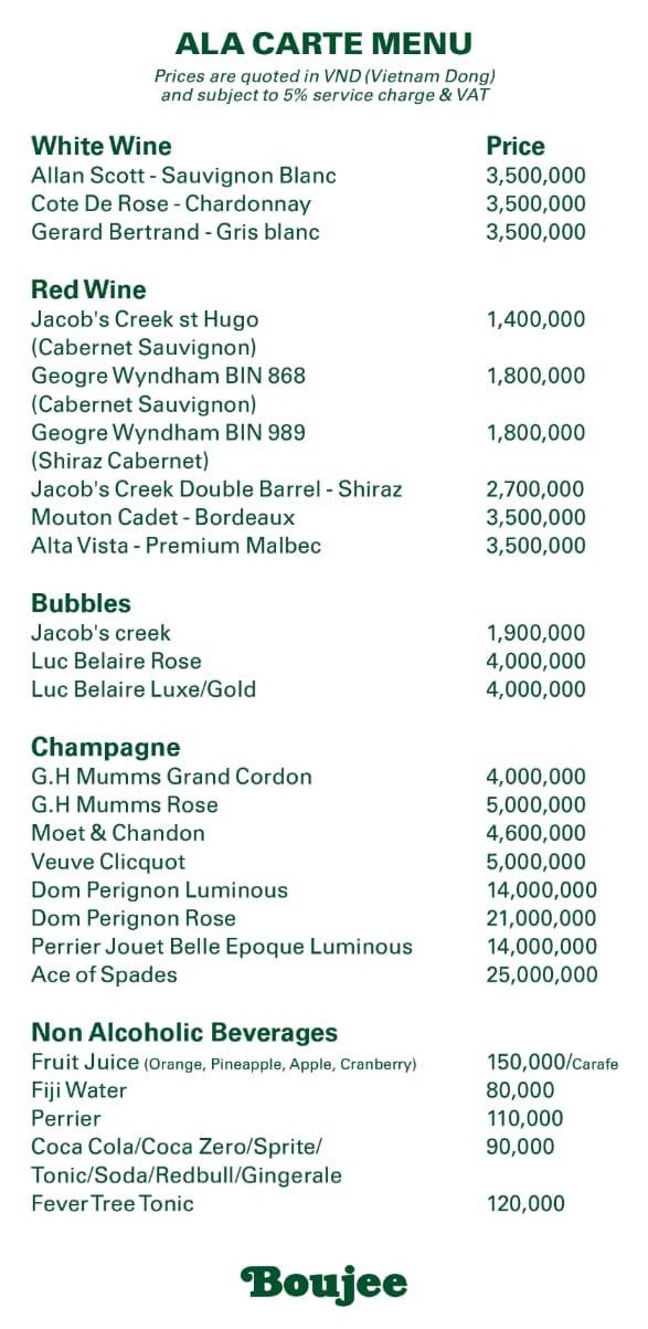 Boujee Saigon | Book Your Table Now | Vietnam Nightlife