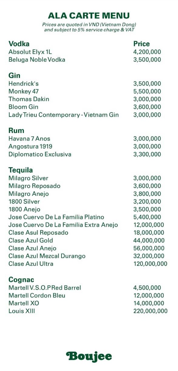 Boujee Saigon | Book Your Table Now | Vietnam Nightlife