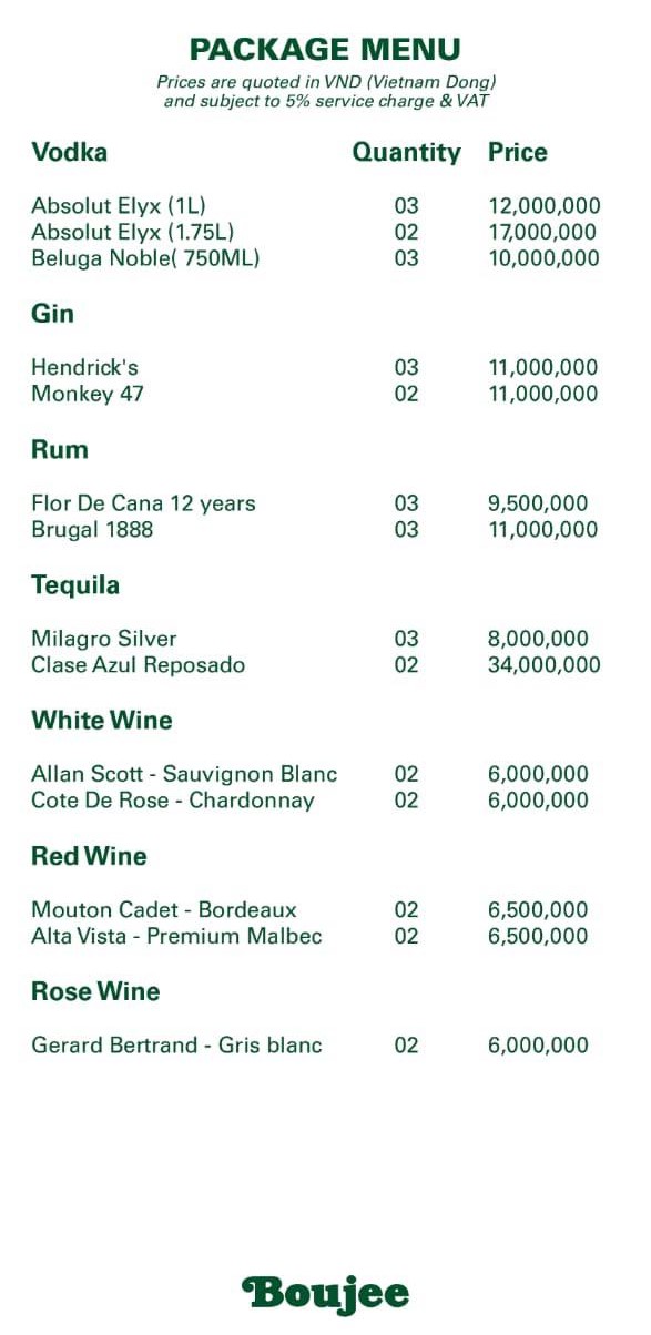 Boujee Saigon | Book Your Table Now | Vietnam Nightlife