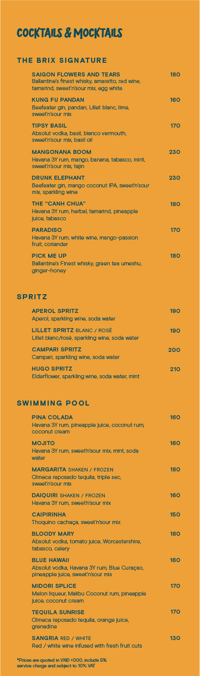 The Brix | Book Your Table Now | Vietnam Nightlife Guide