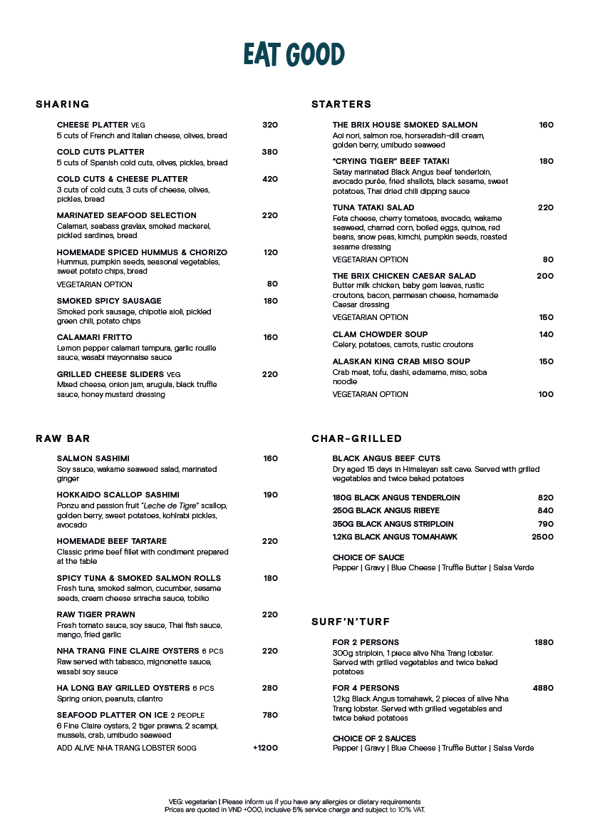 The Brix | Book Your Table Now | Vietnam Nightlife Guide