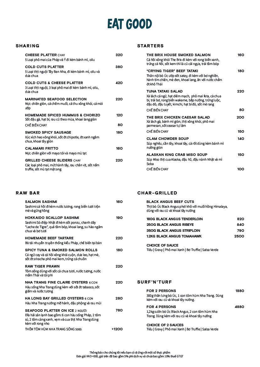 The Brix | Book Your Table Now | Vietnam Nightlife Guide