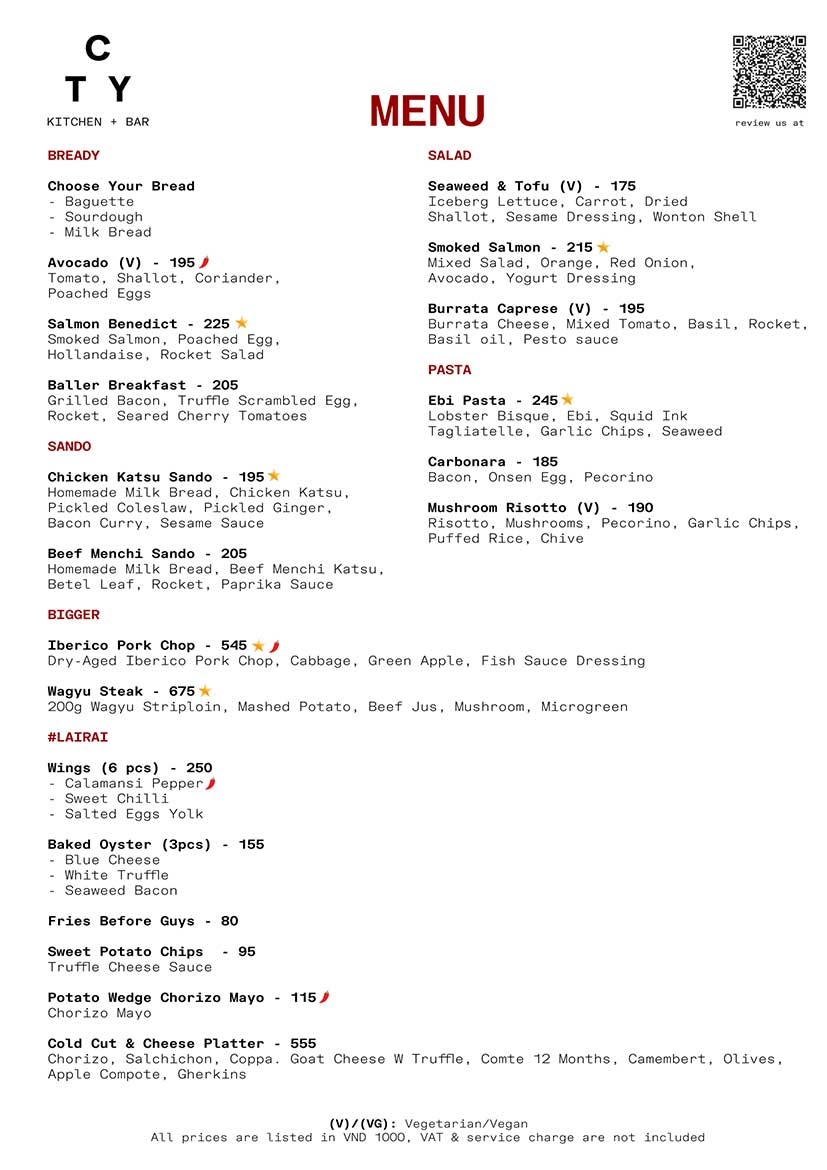 CTY Kitchen + Bar | Book Your Table Now | Vietnam Nightlife