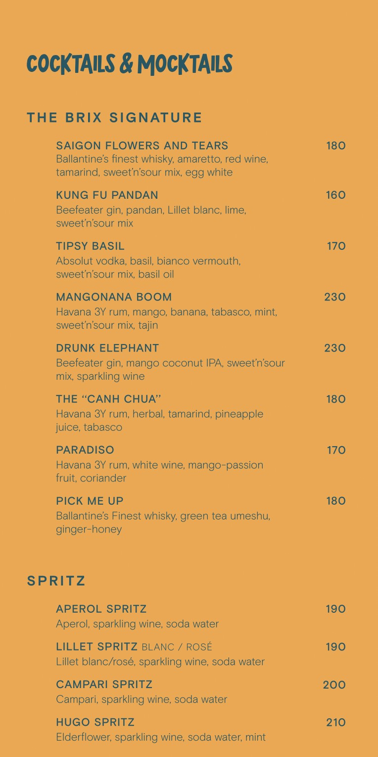 The Brix | Book Your Table Now | Vietnam Nightlife Guide