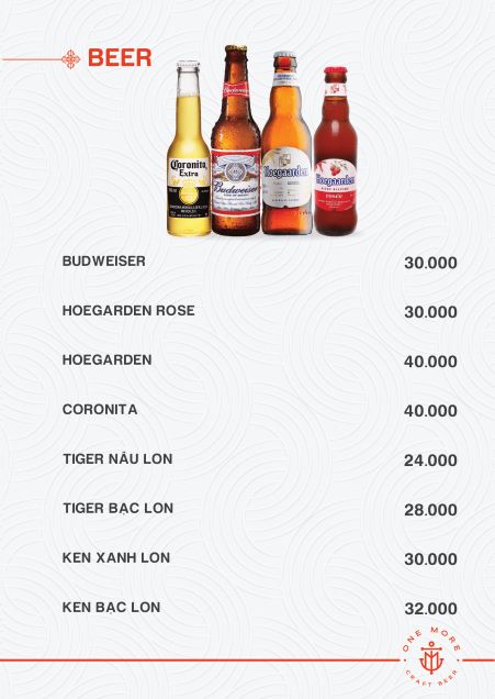 One More Craft Beer Quang Trung | Đặt Bàn Ngay | VNNL