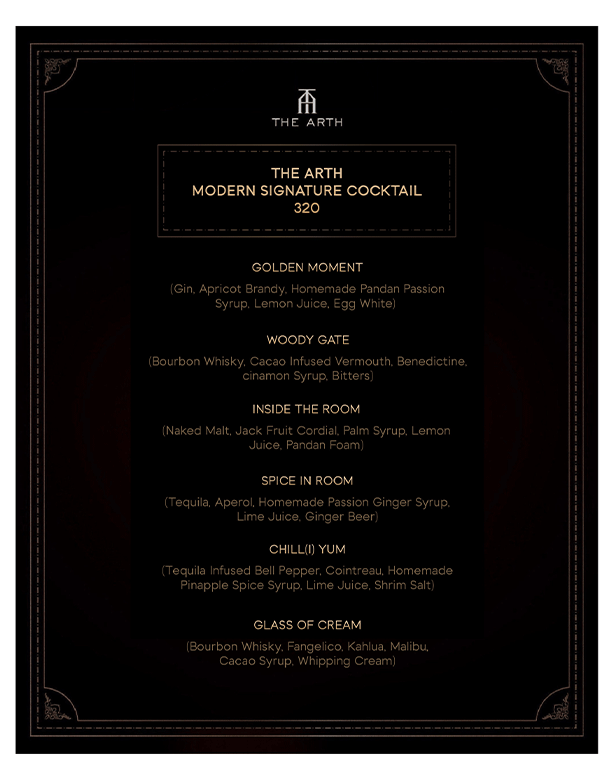 The Arth | Top Bar in District 1 | Book Your Table Now