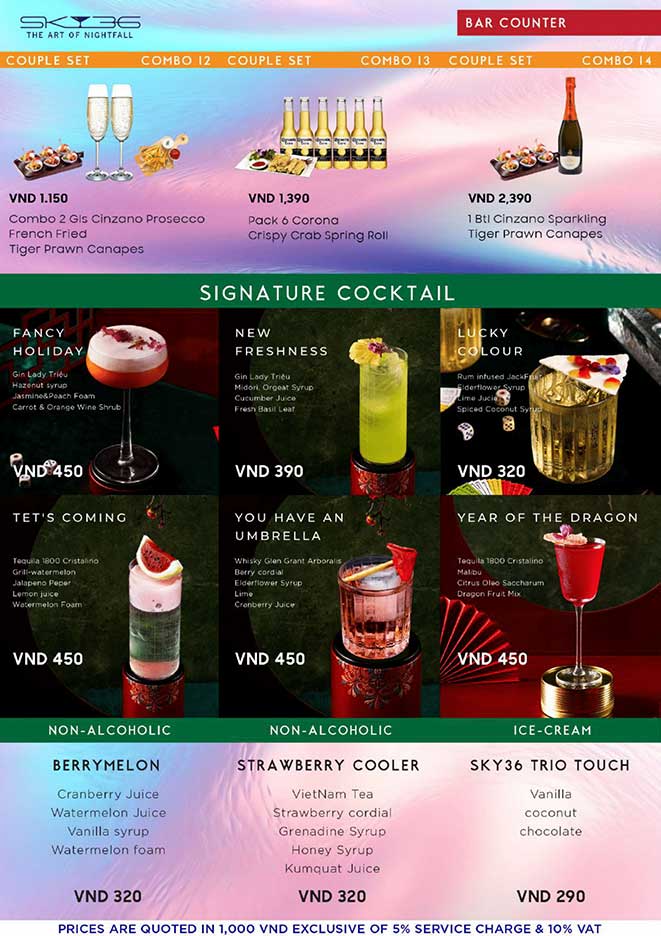 Sky36 Bar | Top Skybar in Da Nang | Book Your Table Now