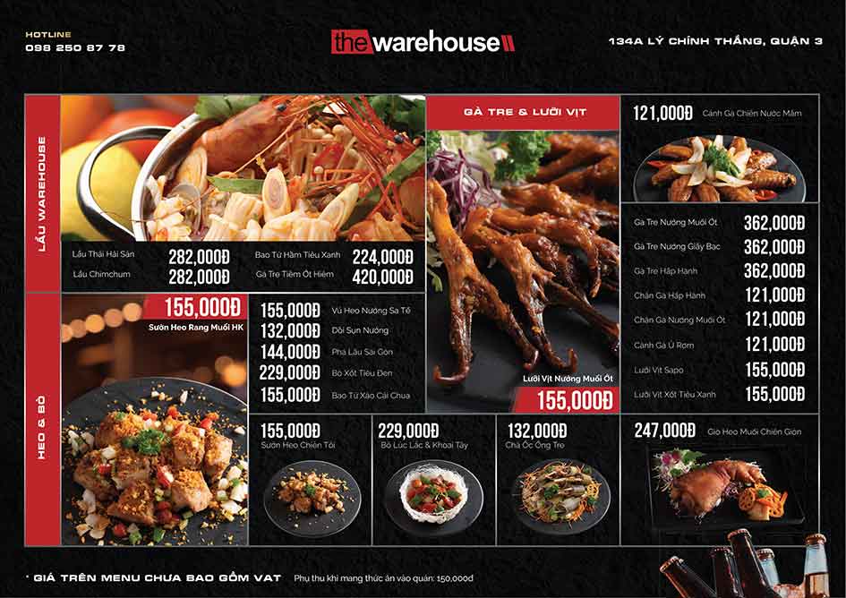 The Warehouse Ly Chinh Thang | Book Your Table Now | VNNL