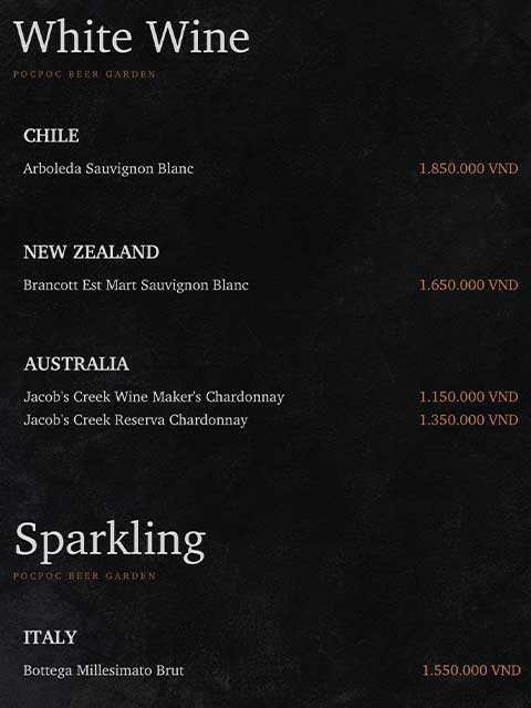 Poc Poc Garden | Book Your Table Now | Vietnam Nightlife Guide