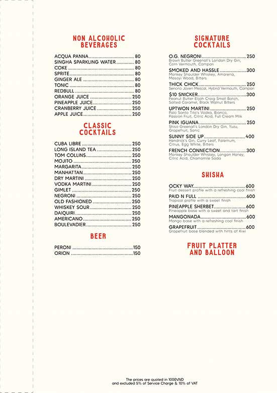 Bodega | Book Your Table Now | Vietnam Nightlife Guide